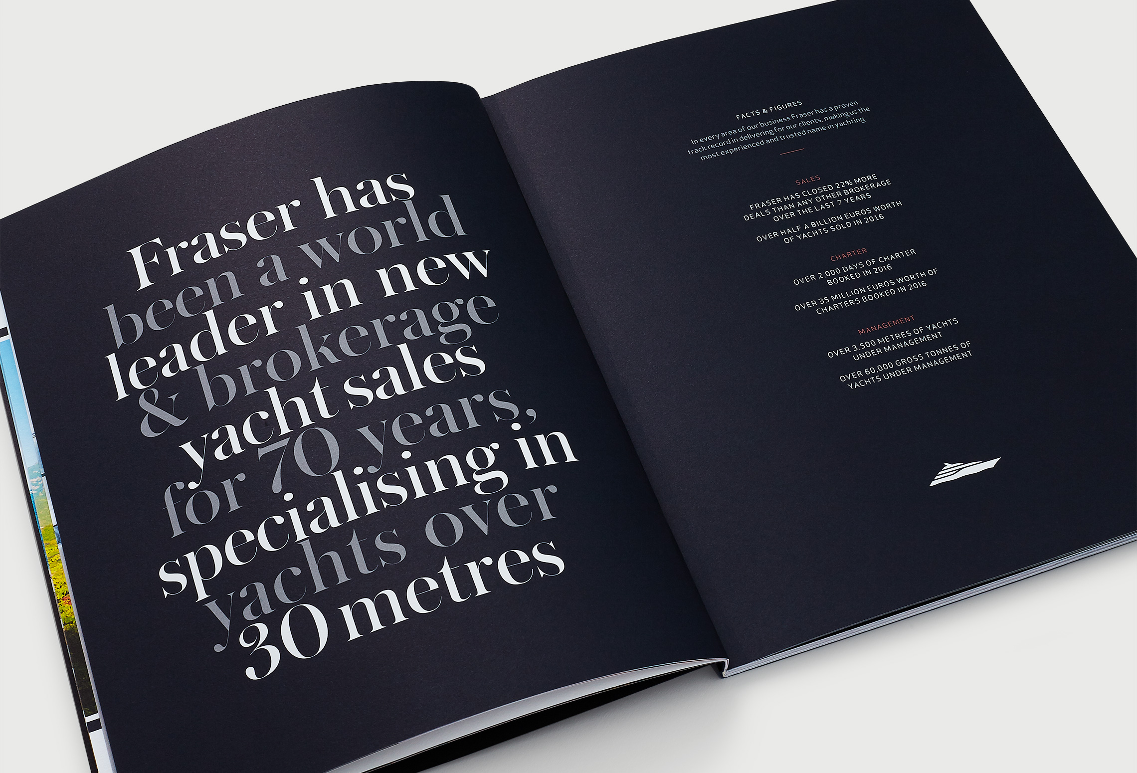 Fraser Yachts brand identity refresh 2017