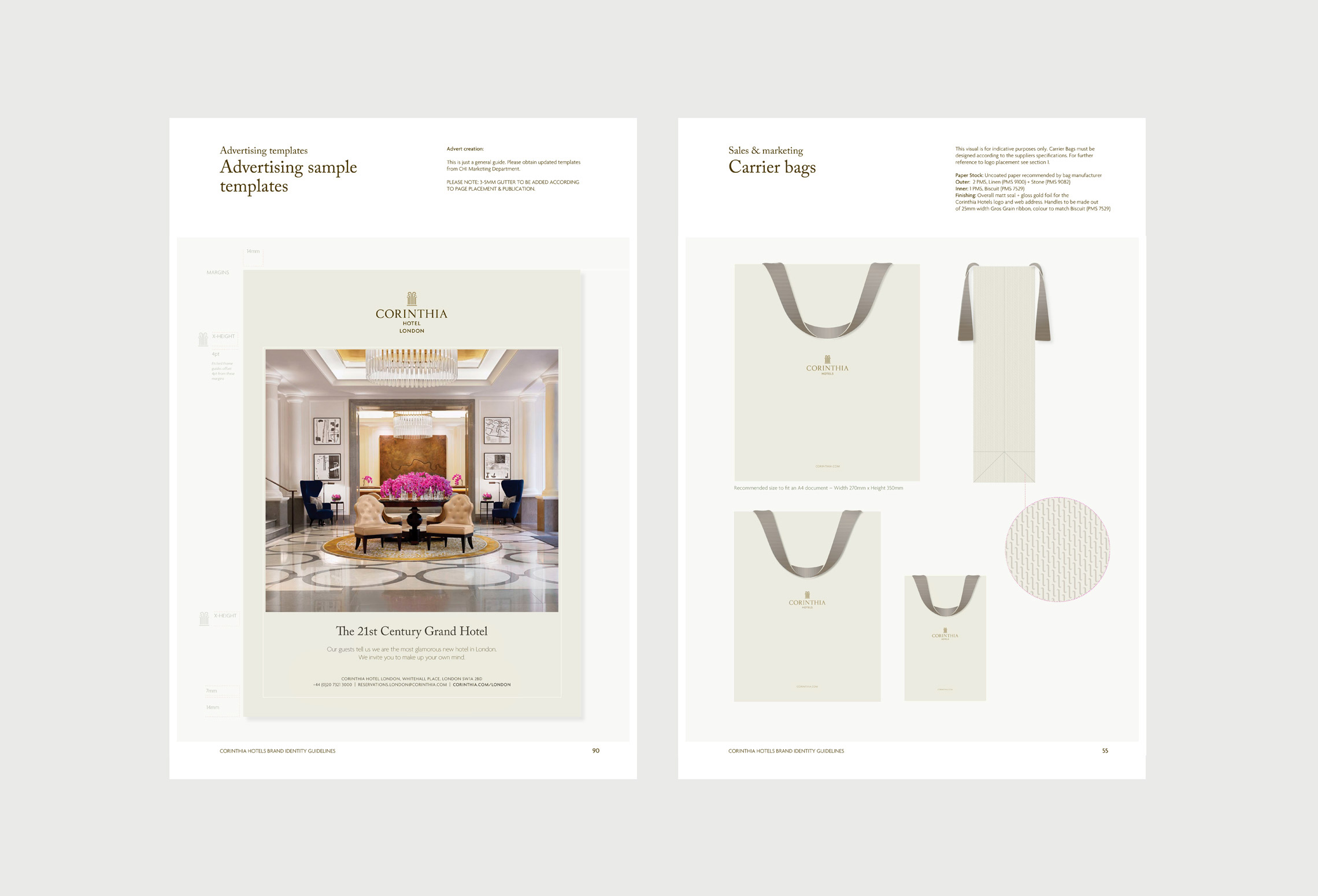 Corinthia Hotels brand identity